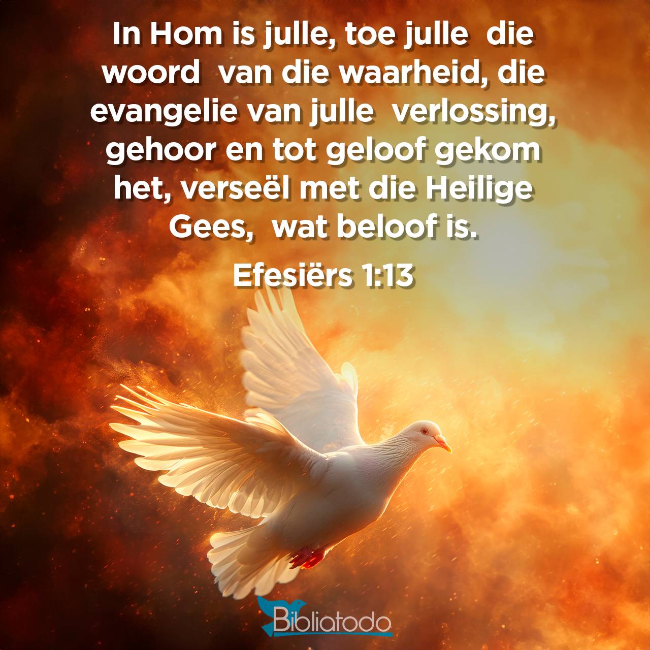 Efesiërs 1:13 Bybel Kruisverwysings | Vers-vir-Vers Verbindinge - AFR20