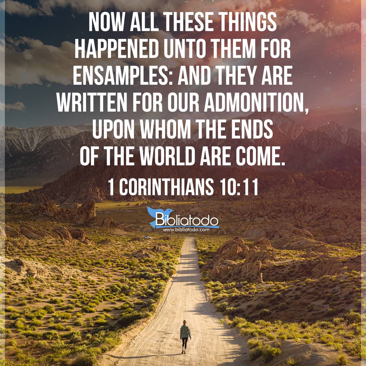 1 Corinthians 10:11 Bible Cross References | Connecting Verses Across Scripture - NIV