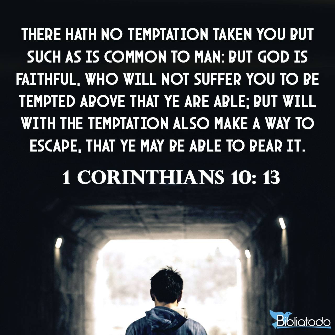 1 Corinthians 10:13 Rotherham - Trial, hath not taken you, save such as ...
