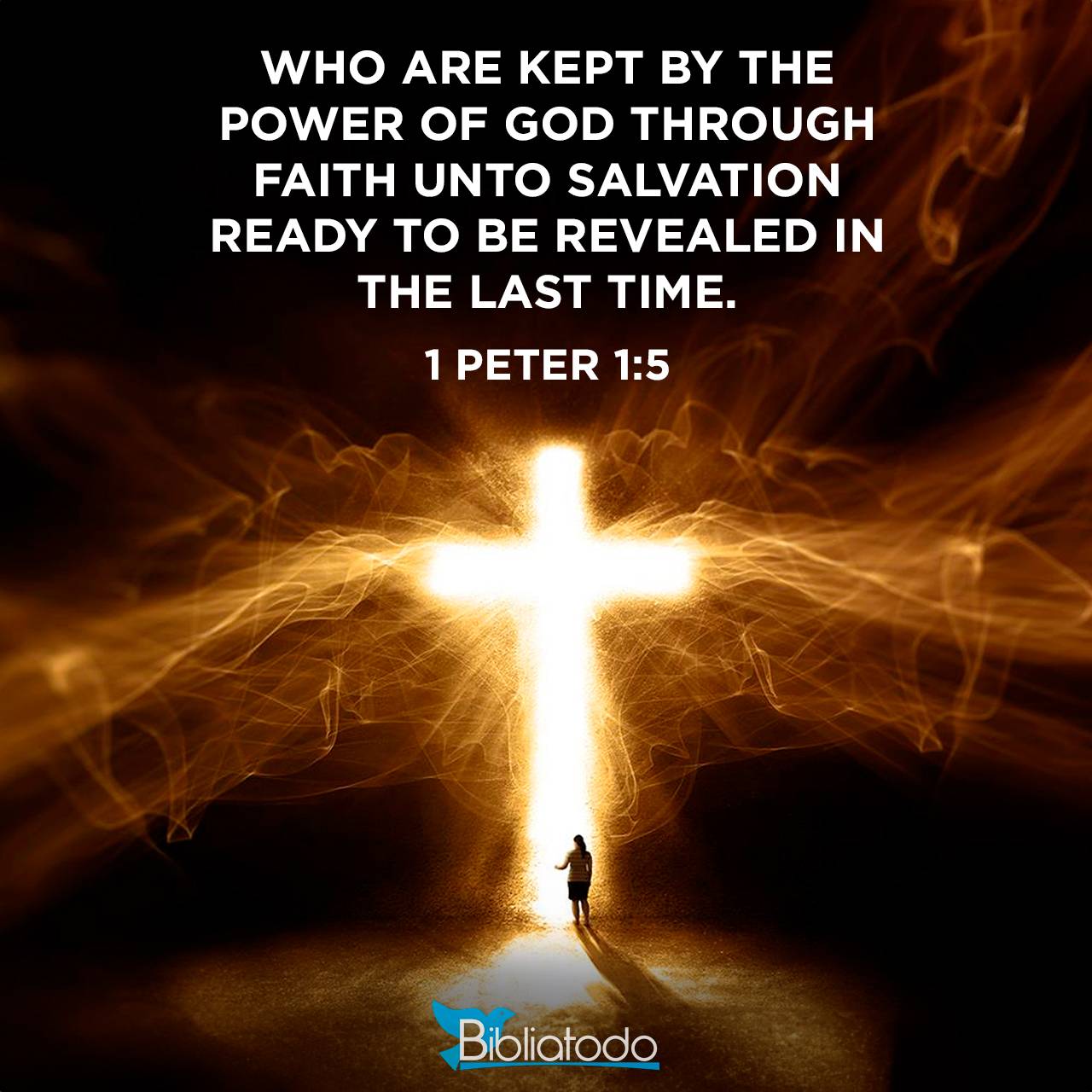 1 Peter 1:5 ERV - God’s power protects you through your faith, and it ...