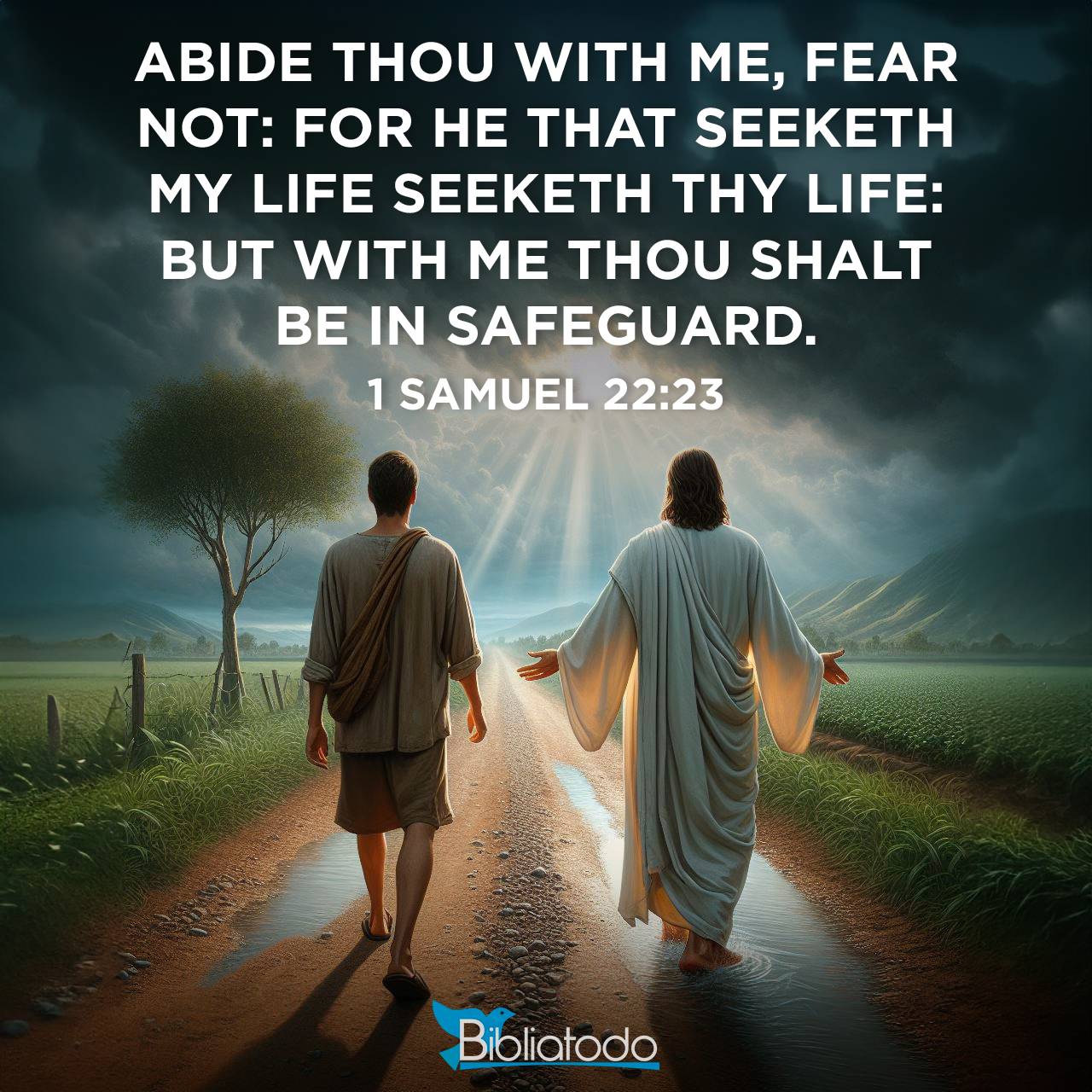 1 Samuel 22:23 Bible Cross References | Connecting Verses Across ...