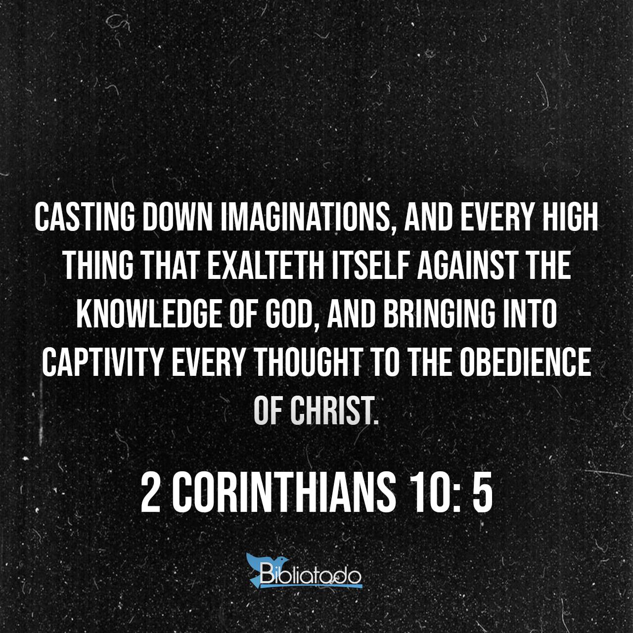 2 Corinthians 10:5 Bible Cross References | Connecting Verses Across ...