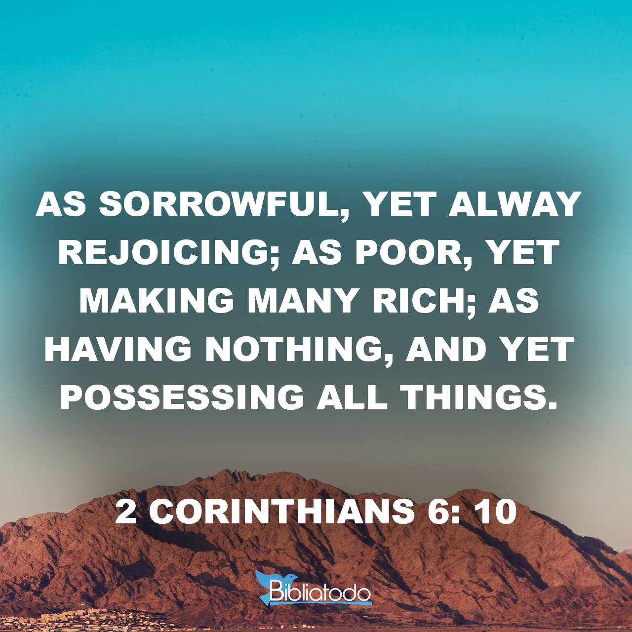 2 Corinthians 6:10 Bible Cross References | Connecting Verses Across ...