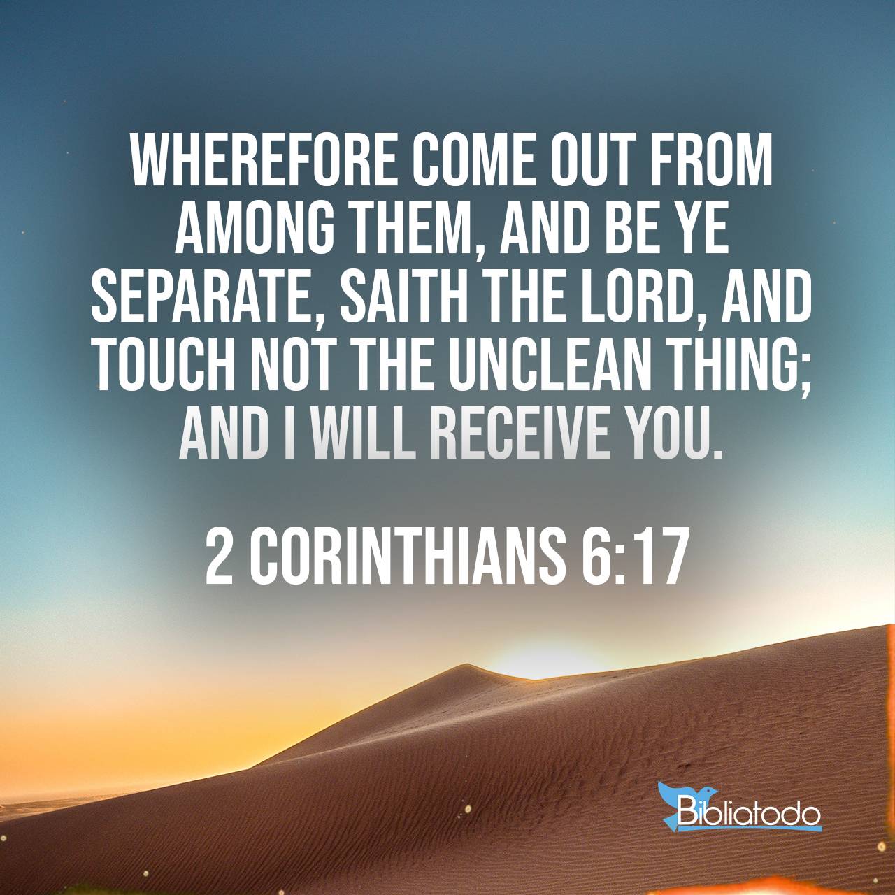 2 Corinthians 6:17 Bible Cross References | Connecting Verses Across ...