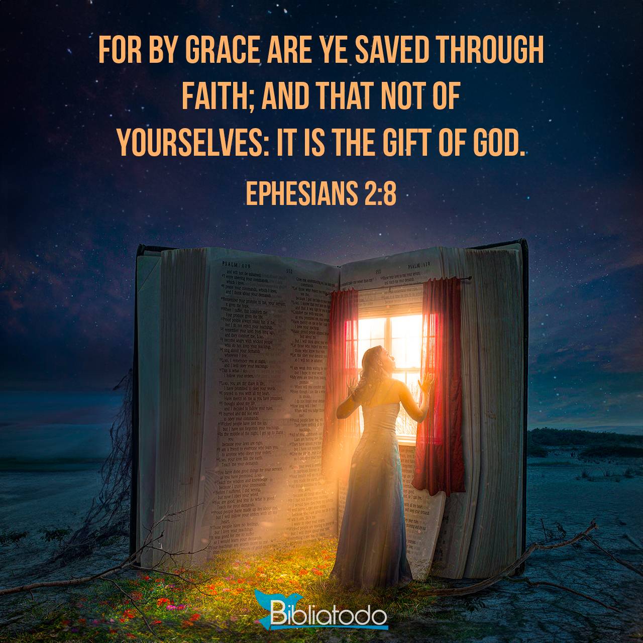 Ephesians 2:8 Lighthouse - For by grace are you saved through faith; and that not of yourselves ...