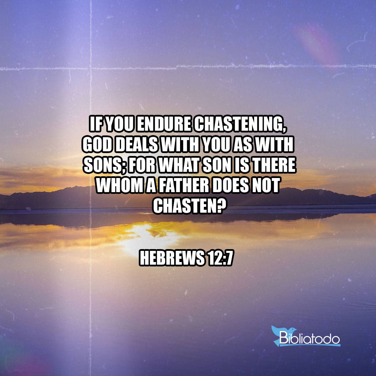 Hebrews 12:7 Bible Cross References | Connecting Verses Across ...