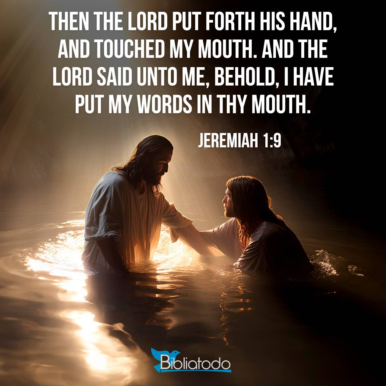 Jeremiah 1:9 KJV - Verse of the day