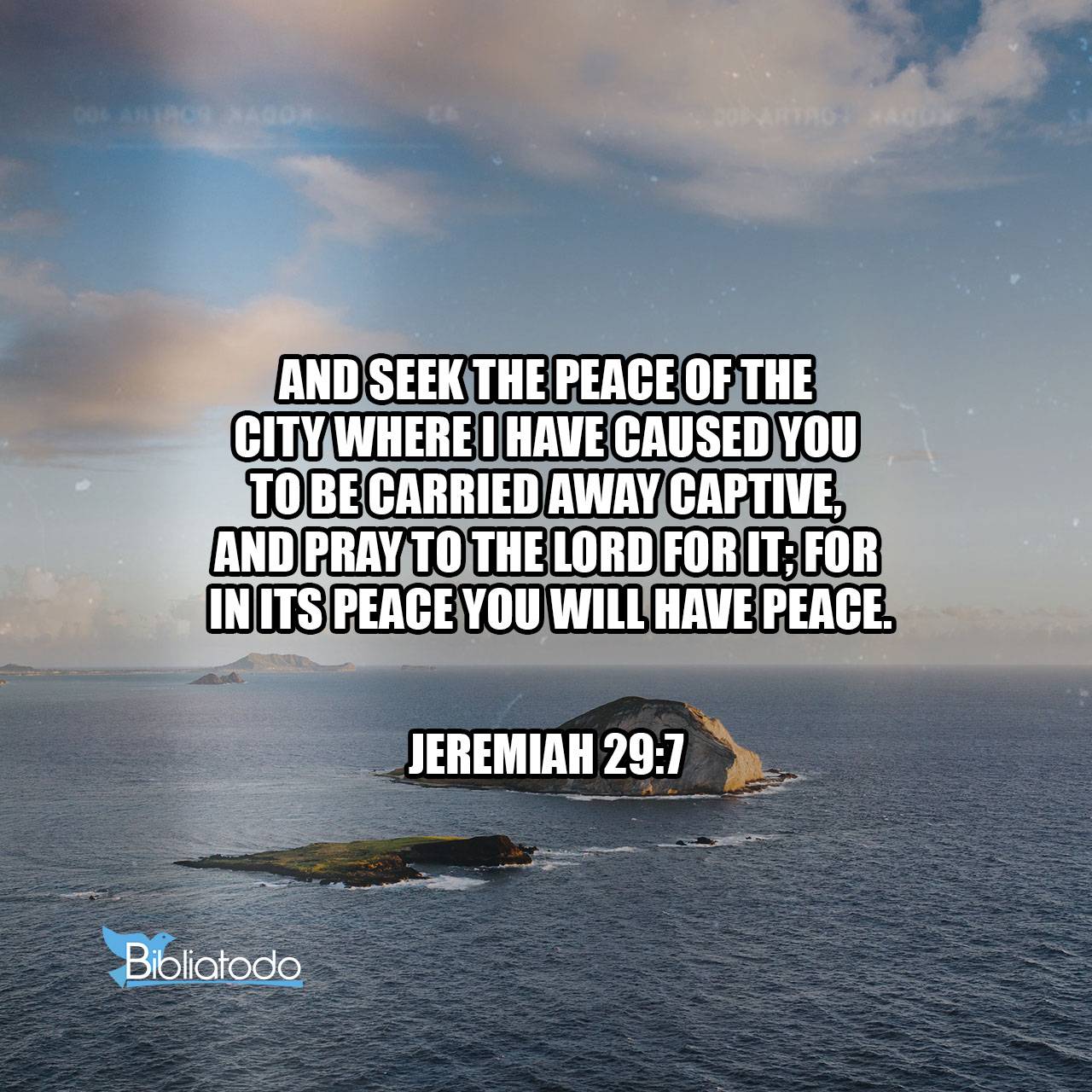 Jeremiah 29:7 ESV2016 - But seek the welfare of the city where I have ...