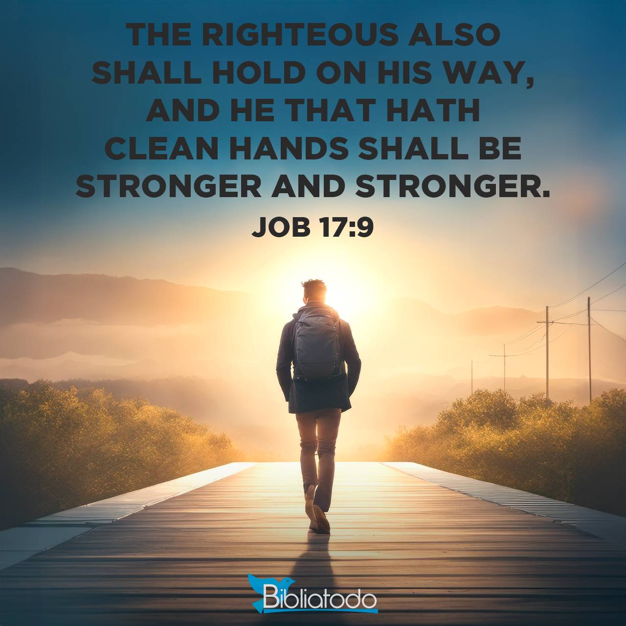 Job 17:9 Bible Cross References | Connecting Verses Across Scripture - HNV