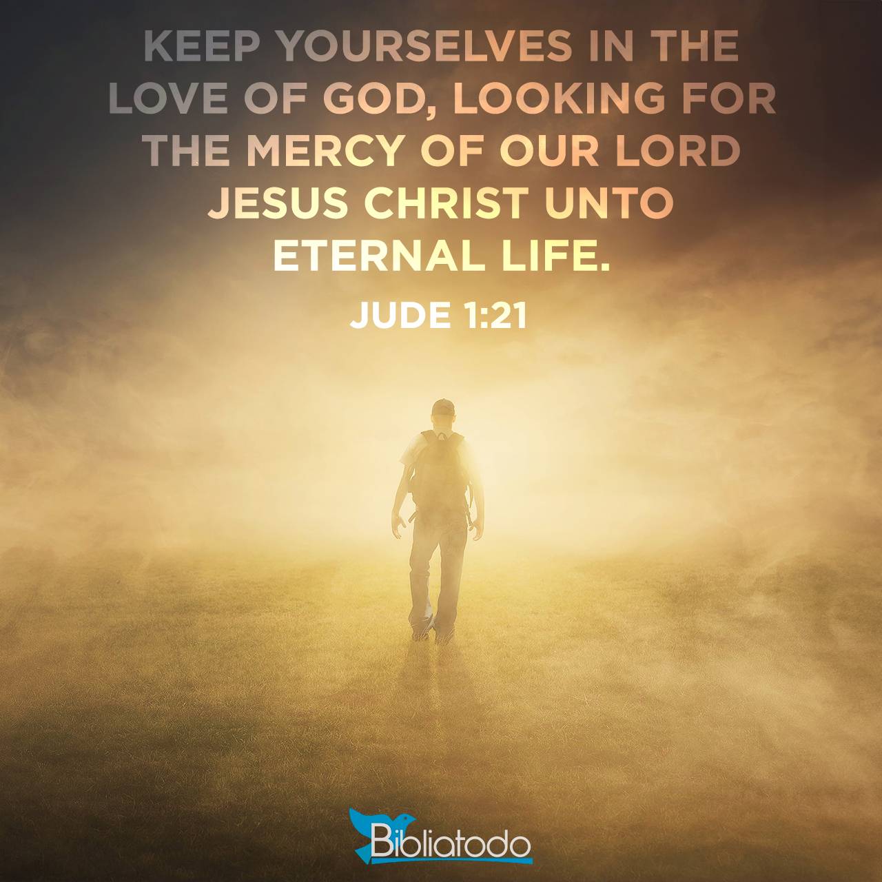 Jude 1:21 CEB - keep each other in the love of God, wait for the mercy of our Lord Jesus Christ ...