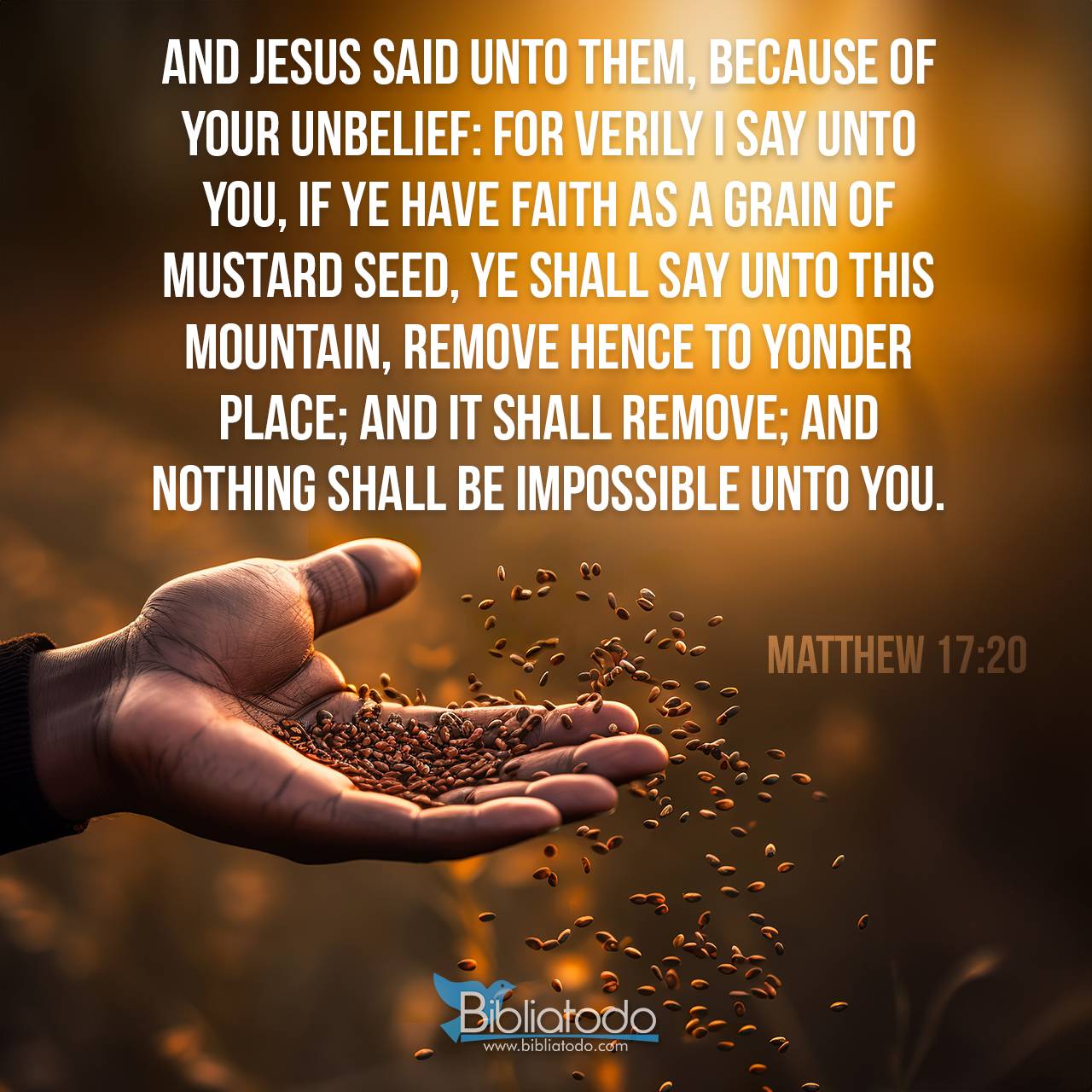 Matthew 17:20 Bible Cross References | Connecting Verses Across Scripture - NIV