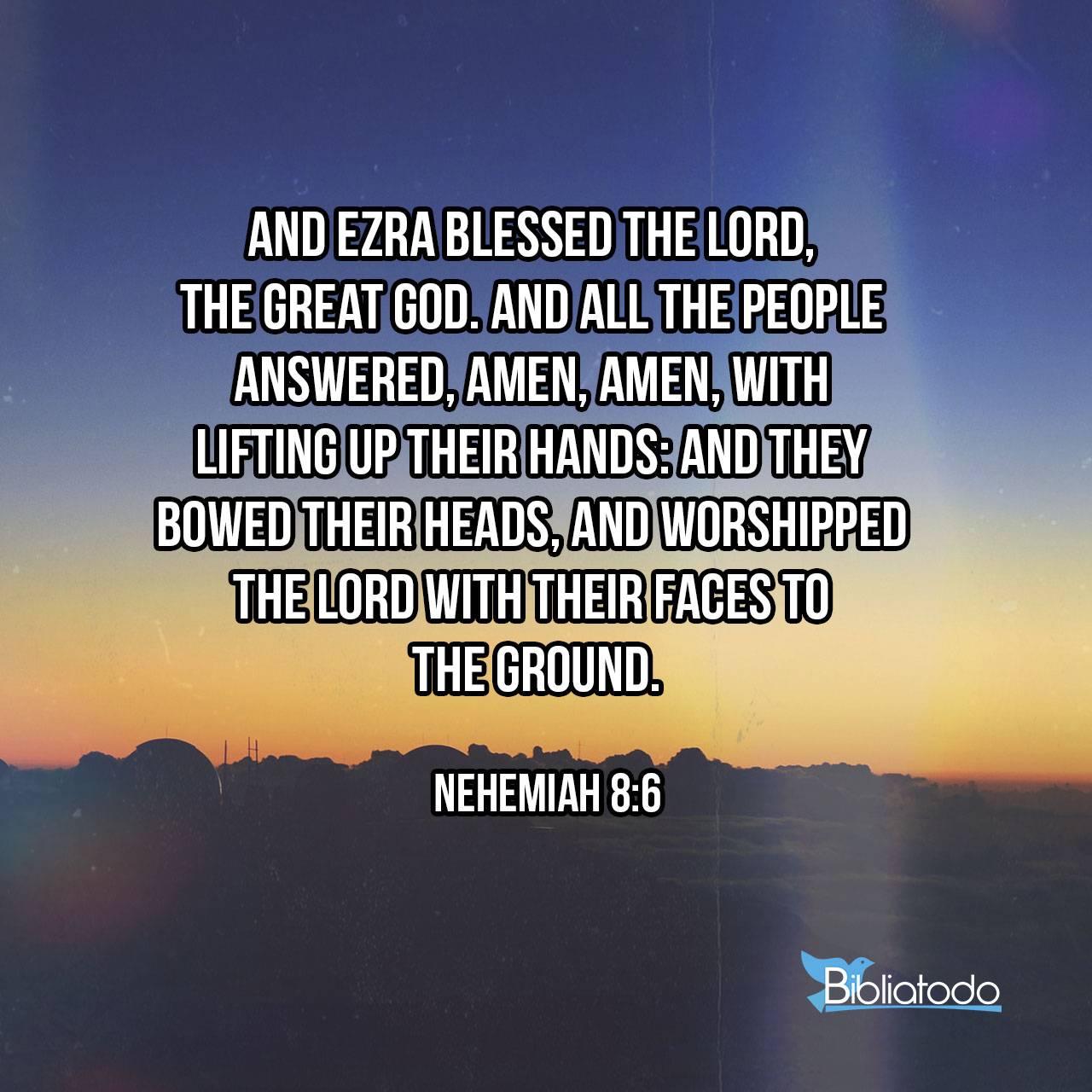 Nehemiah 8:6 Bible Cross References | Connecting Verses Across ...