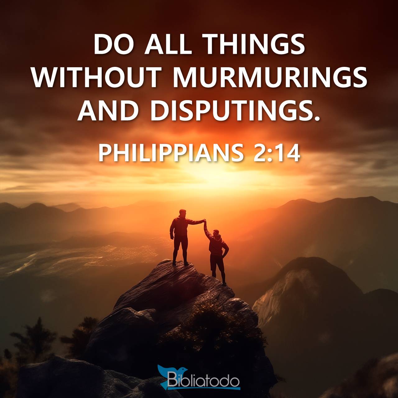 Philippians 2:14 ASV1901 - Do all things without murmurings and ...