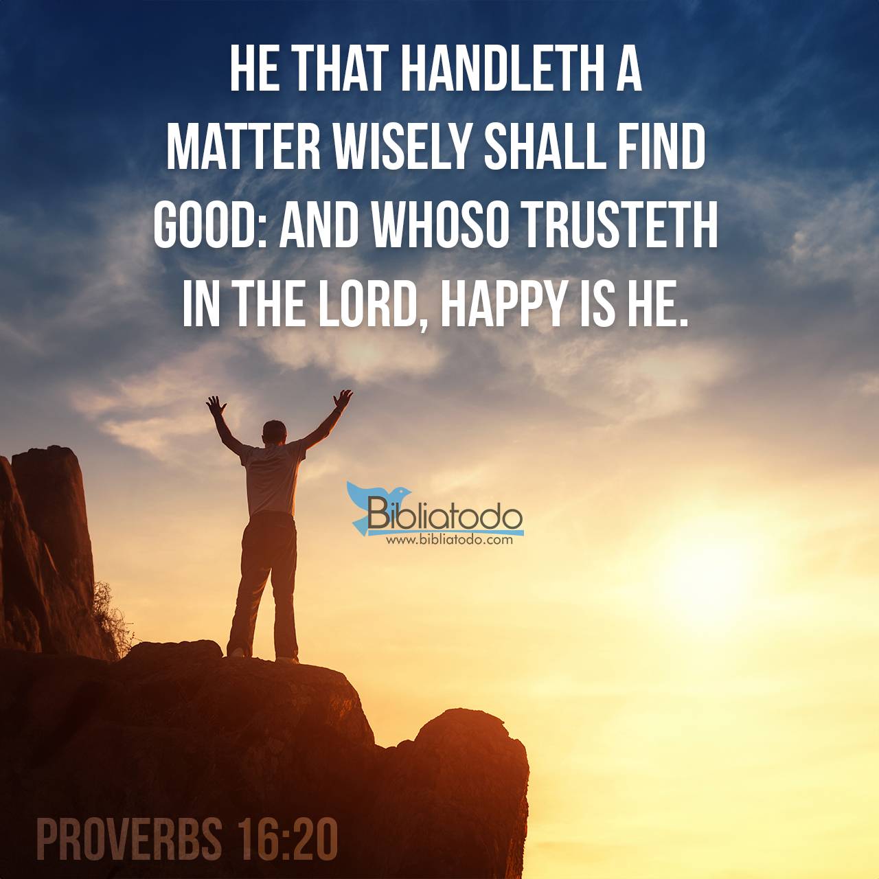 Proverbs 16:20 GNBDK - Pay attention to what you are taught, and you will be successful; trust ...