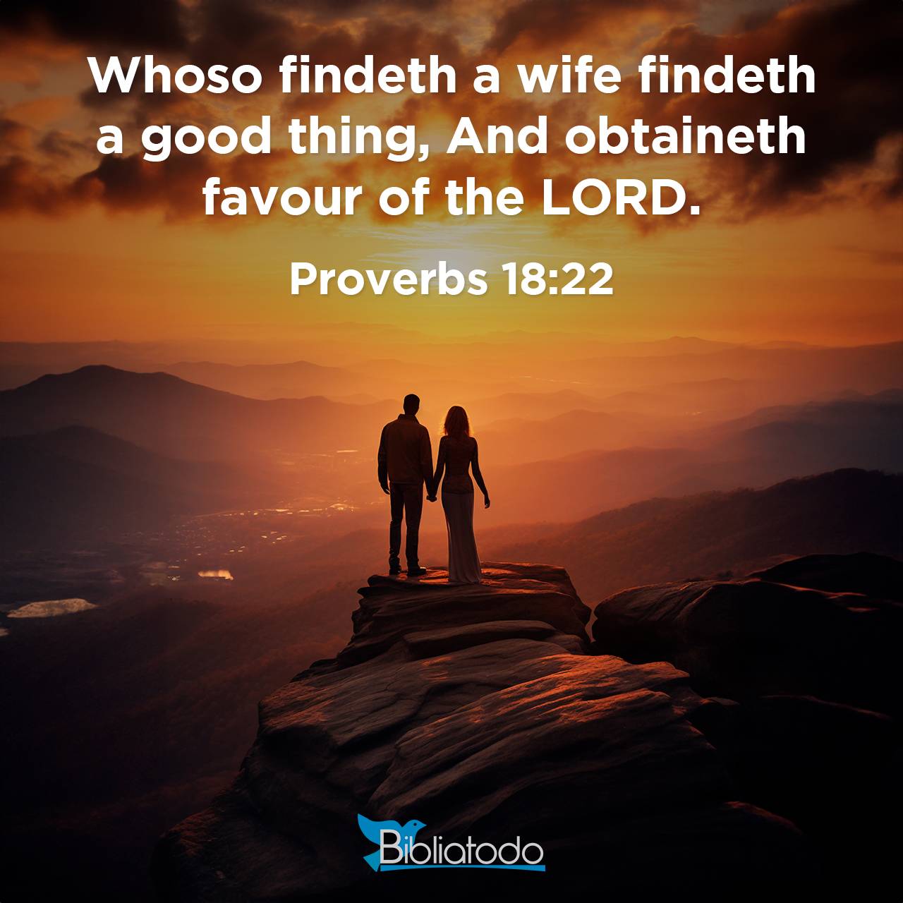 Proverbs 18:22 AMP - He who finds a [true and faithful] wife finds a ...