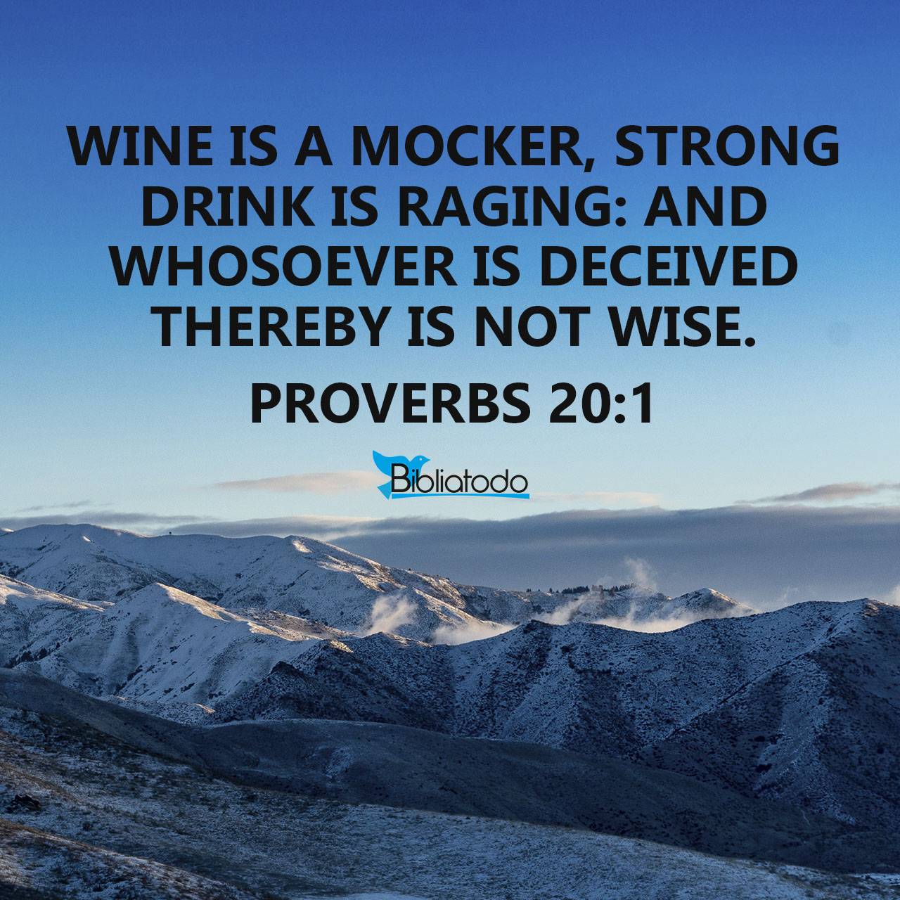 Proverbs 20:1 Bible Cross References | Connecting Verses Across ...