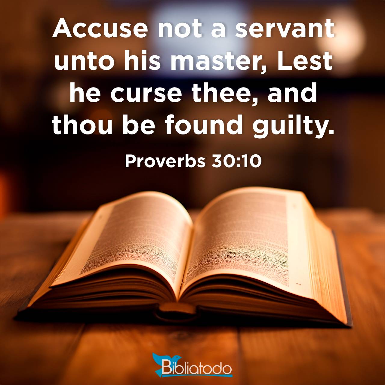 Proverbs 30:10 Bible Cross References | Connecting Verses Across Scripture - WEB