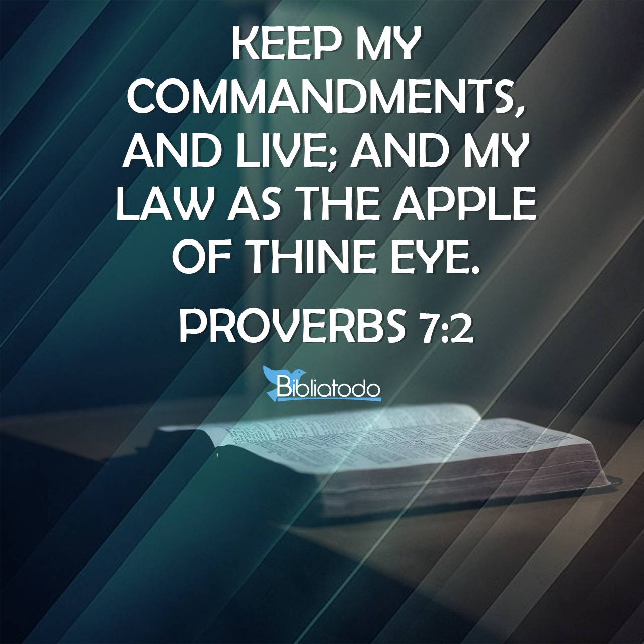 Proverbs 7:2 NET - Keep my commands so that you may live, and obey my ...
