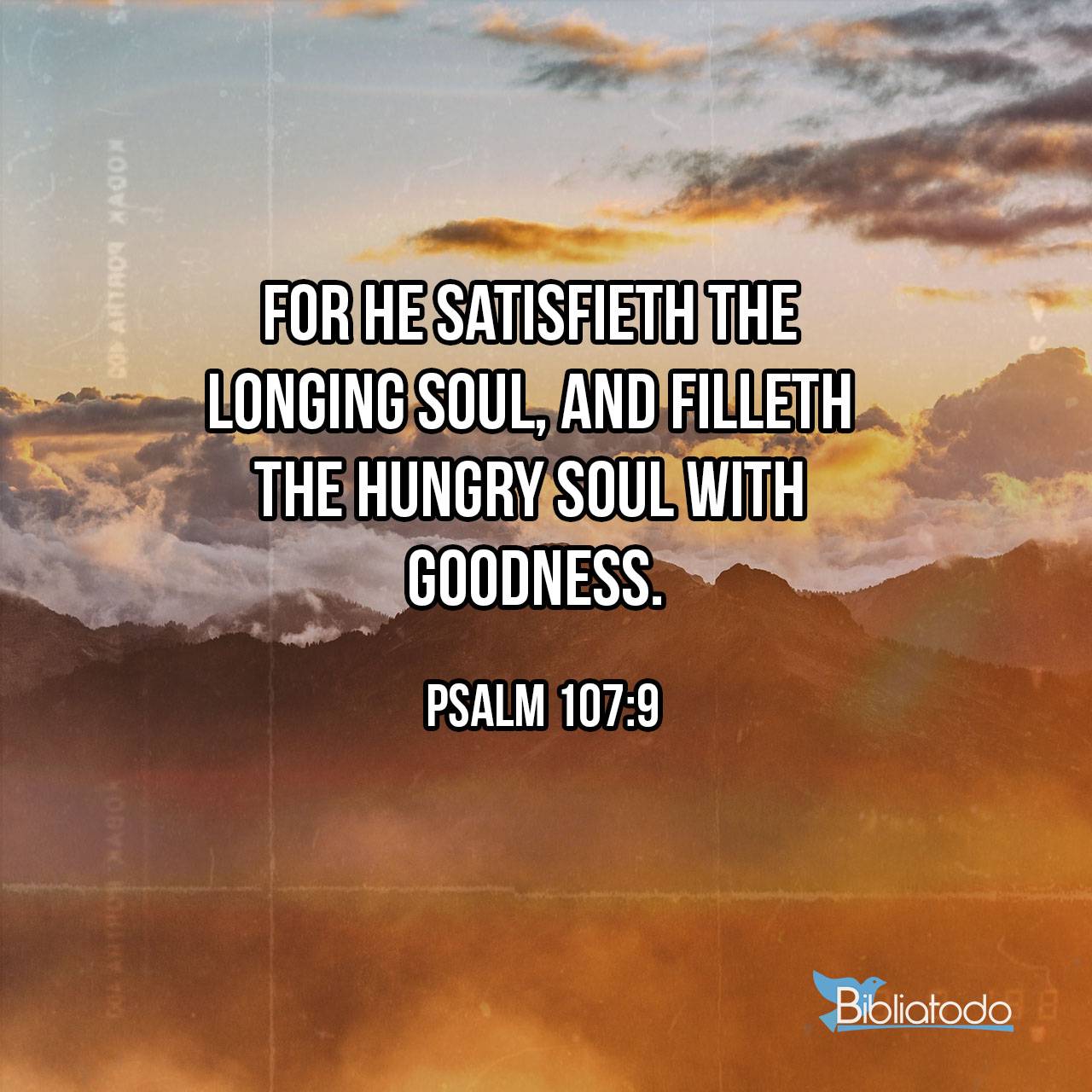 Psalm 107:9 Bible Cross References | Connecting Verses Across Scripture ...