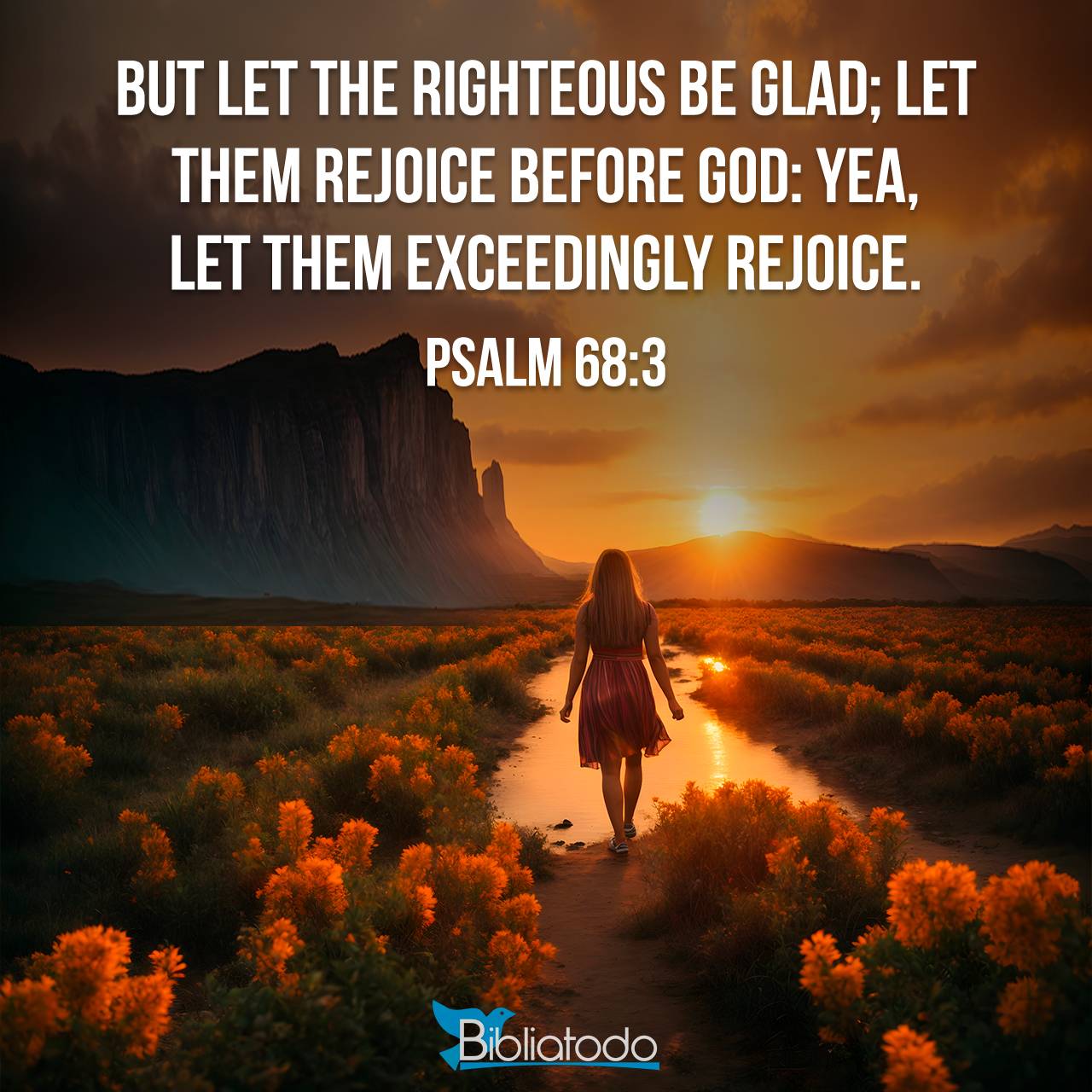 Psalm 68:3 AMP - Verse of the day