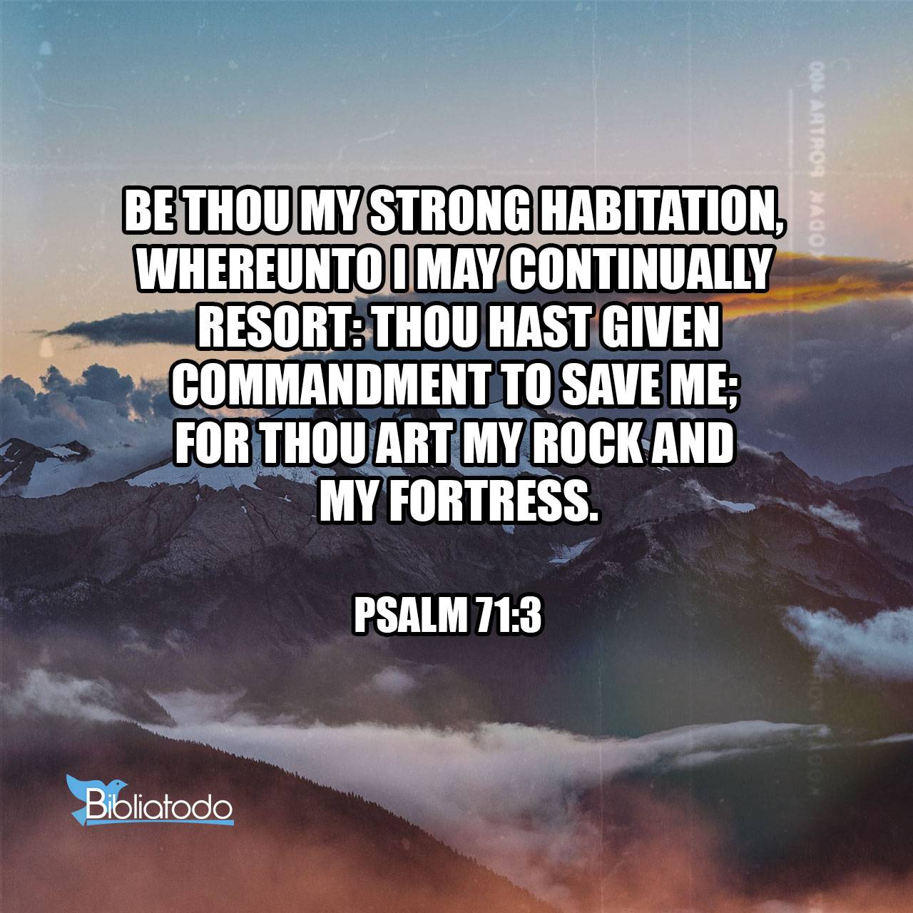 Psalm 71:3 Bible Cross References | Connecting Verses Across Scripture ...