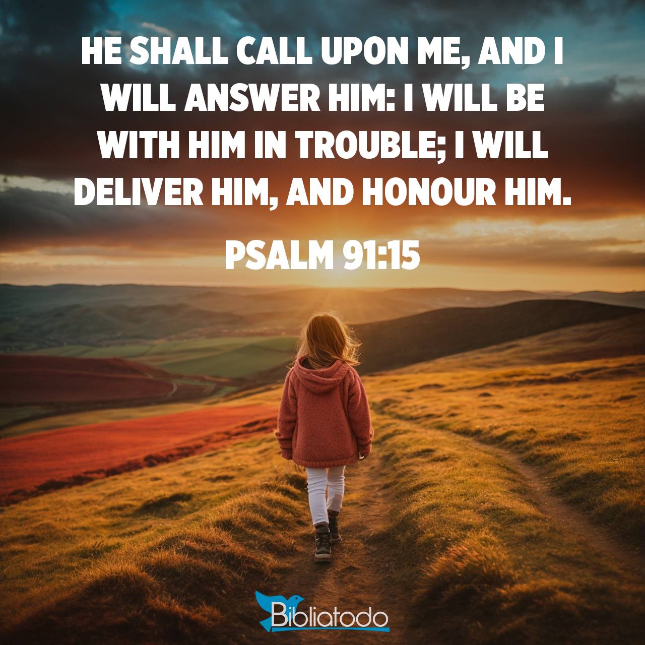 Psalm 91:15 TPT - I will answer your cry for help every time you pray ...