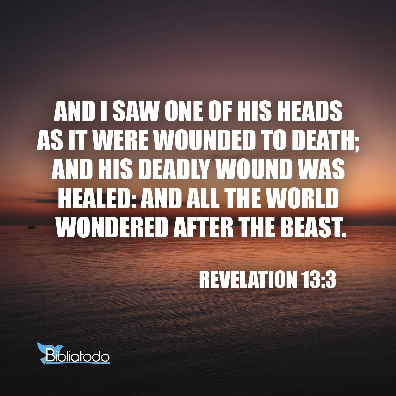 Revelation 13:3 Bible Cross References | Connecting Verses Across ...