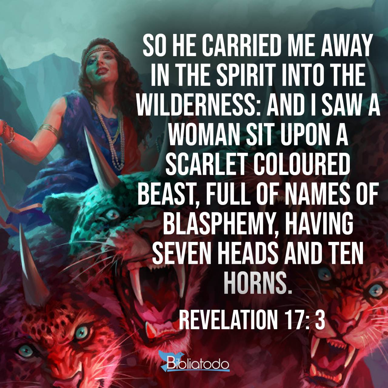 Revelation 17:3 Bible Cross References | Connecting Verses Across ...