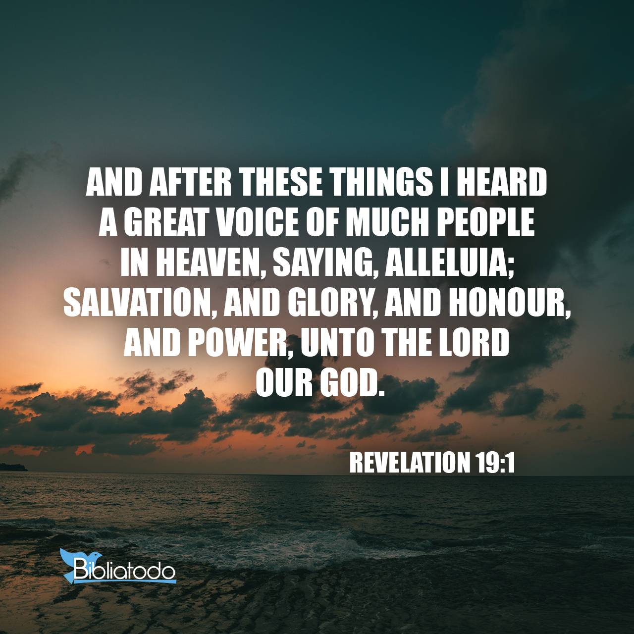 Revelation 19:1 Bible Cross References | Connecting Verses Across ...