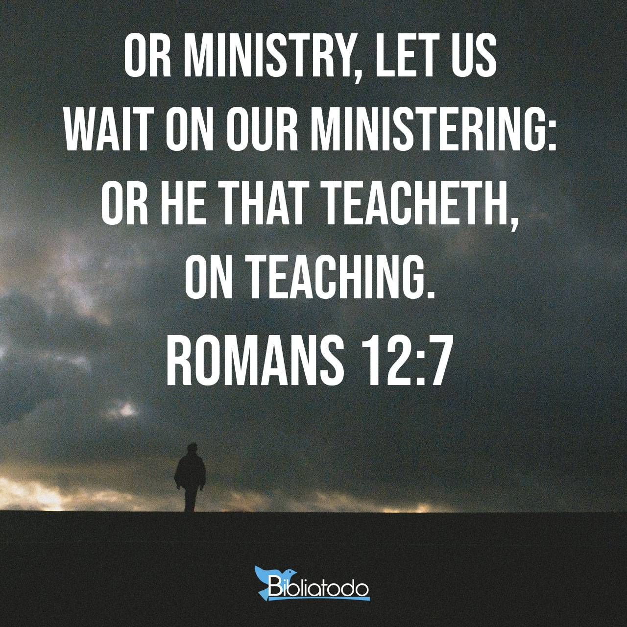 Romans 12:7 Bible Cross References | Verse-to-Verse Connections - NRSVUE