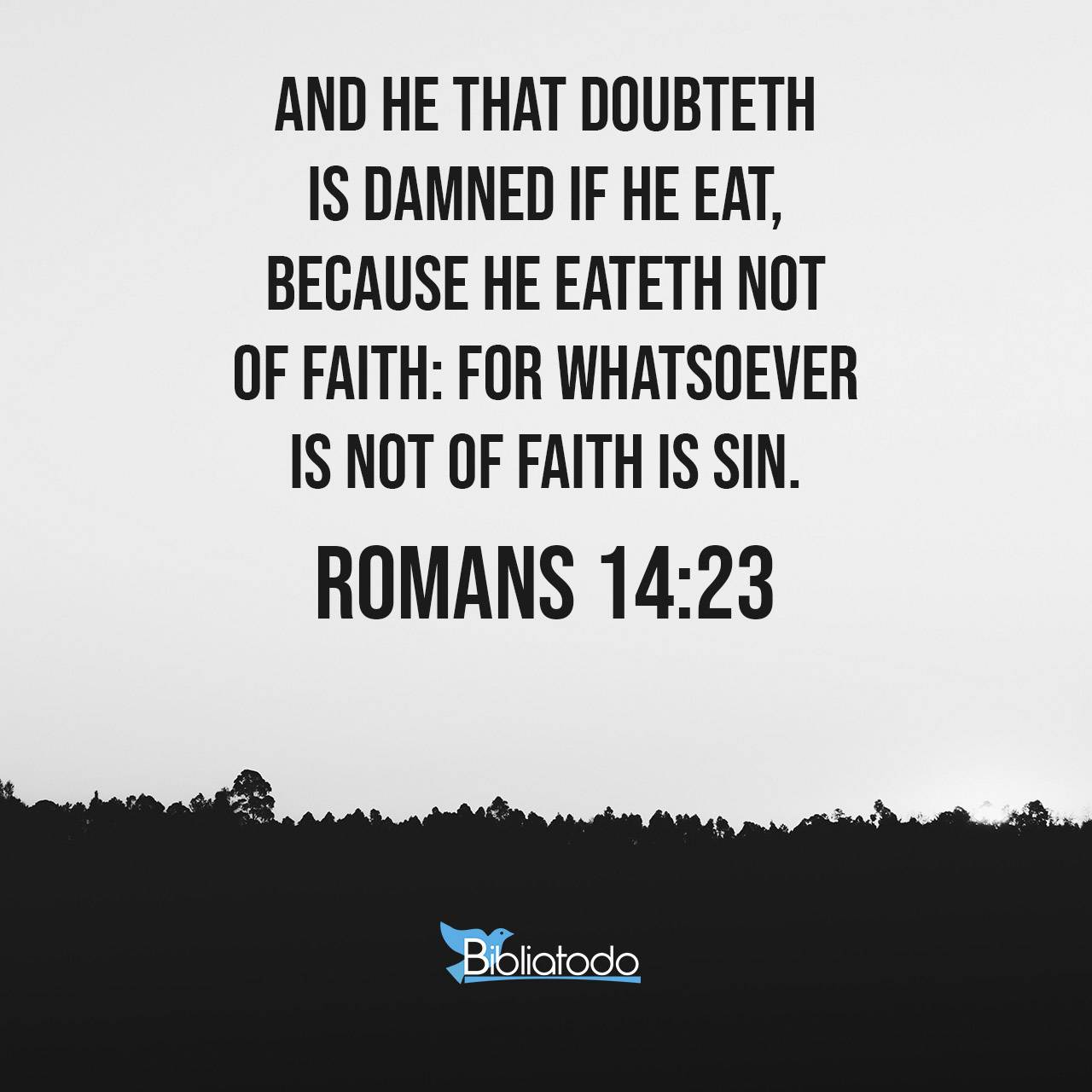 Romans 14:23 Bible Cross References | Connecting Verses Across ...