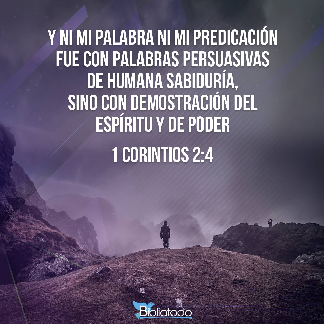 1 Corintios 2:4 Referencias Cruzadas de la Biblia | Conexiones Versículo a Versículo - BL95