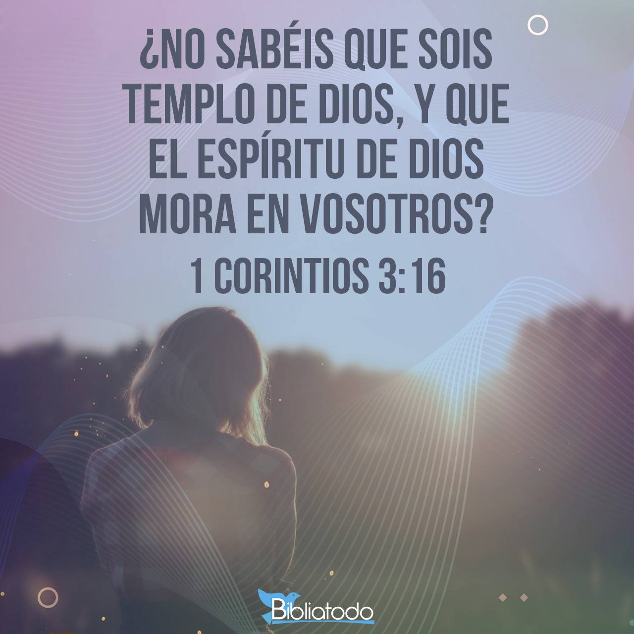 1 Corintios 3:16 RV1960 - ¿No sabéis que sois templo de Dios, y que el ...
