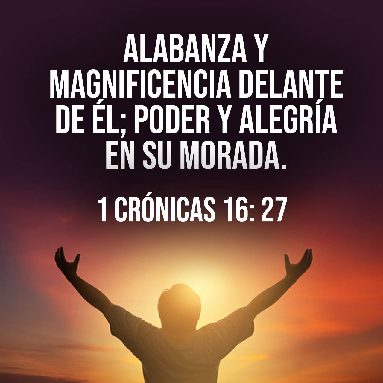 1 Crónicas 16:27 Referencias Cruzadas de la Biblia | Conexiones Versículo a Versículo - TLA