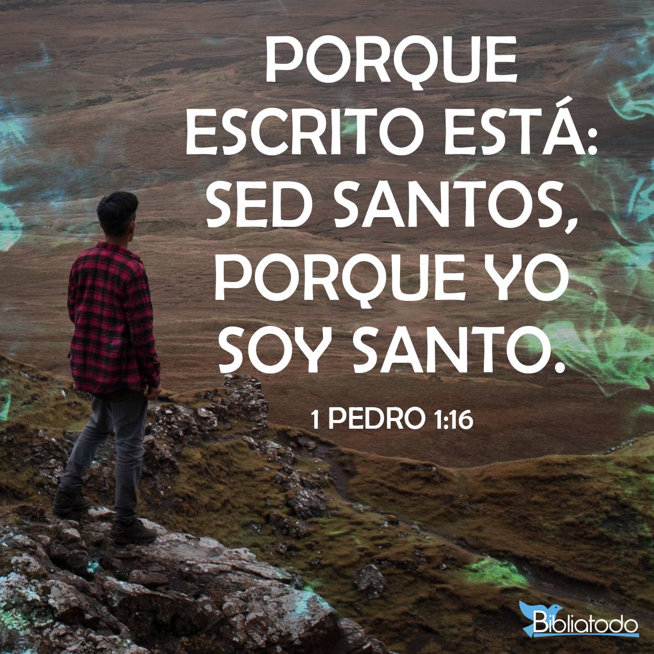 1 Pedro 1:16 RV1960 - porque escrito está: Sed santos, porque yo soy santo.