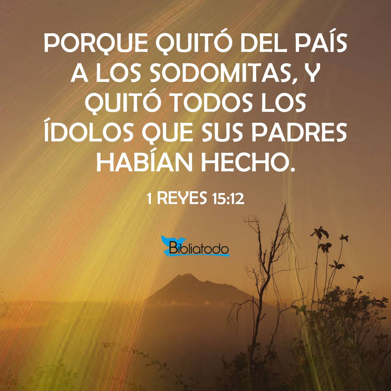 1 Reyes 15:12 Referencias Cruzadas de la Biblia | Conexiones Versículo a Versículo - RV1960