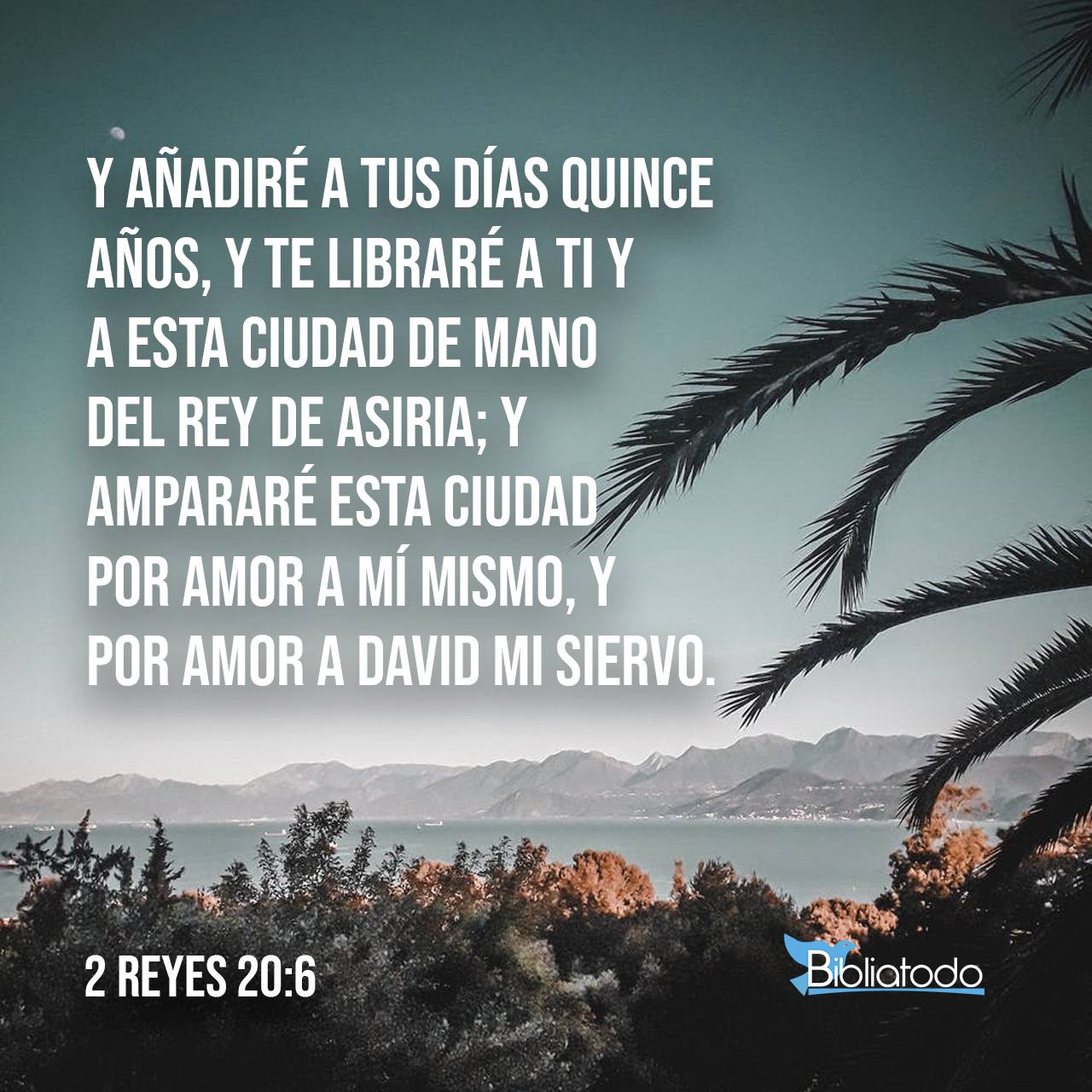 2 Reyes 20:6 RV1960 - Y añadiré a tus días quince años, y te libraré a ...