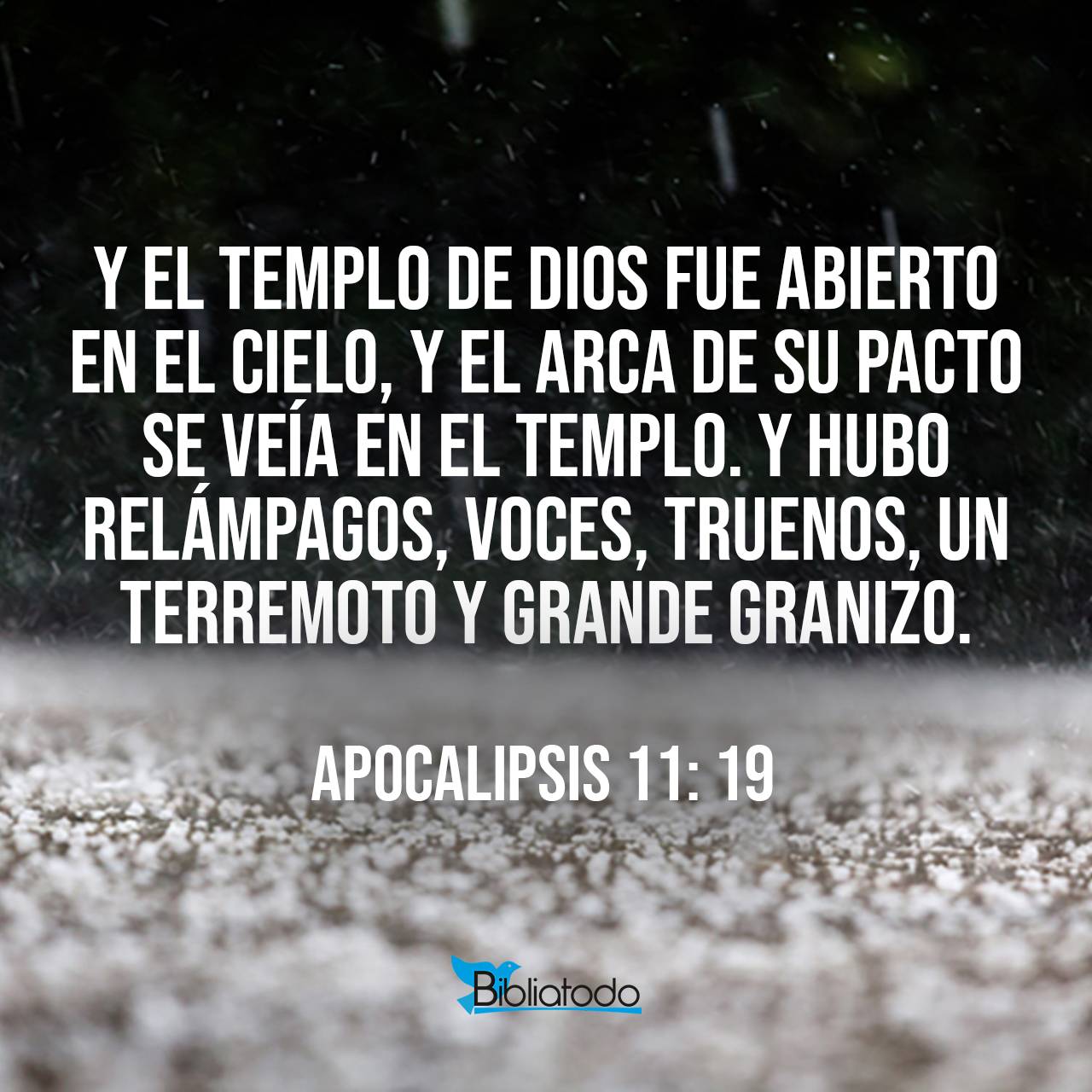 Apocalipsis 11:19 NBLH - El templo de Dios que está en el cielo fue ...