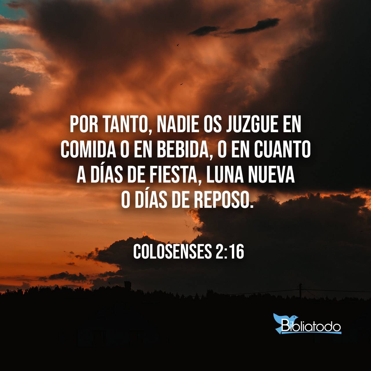 Colosenses 2:16 Referencias Cruzadas de la Biblia | Conexiones Versículo a Versículo - NTV