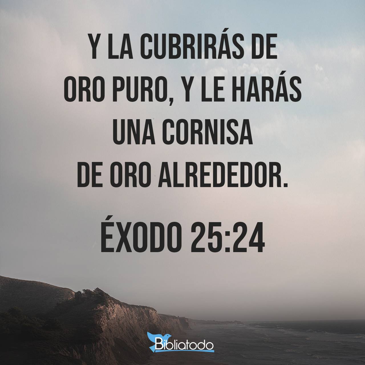 Éxodo 25:24 Referencias Cruzadas de la Biblia | Conexiones Versículo a Versículo - TLA