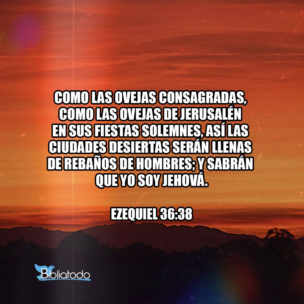 Ezequiel 36:38 Referencias Cruzadas de la Biblia | Conexiones Versículo a Versículo - R1569
