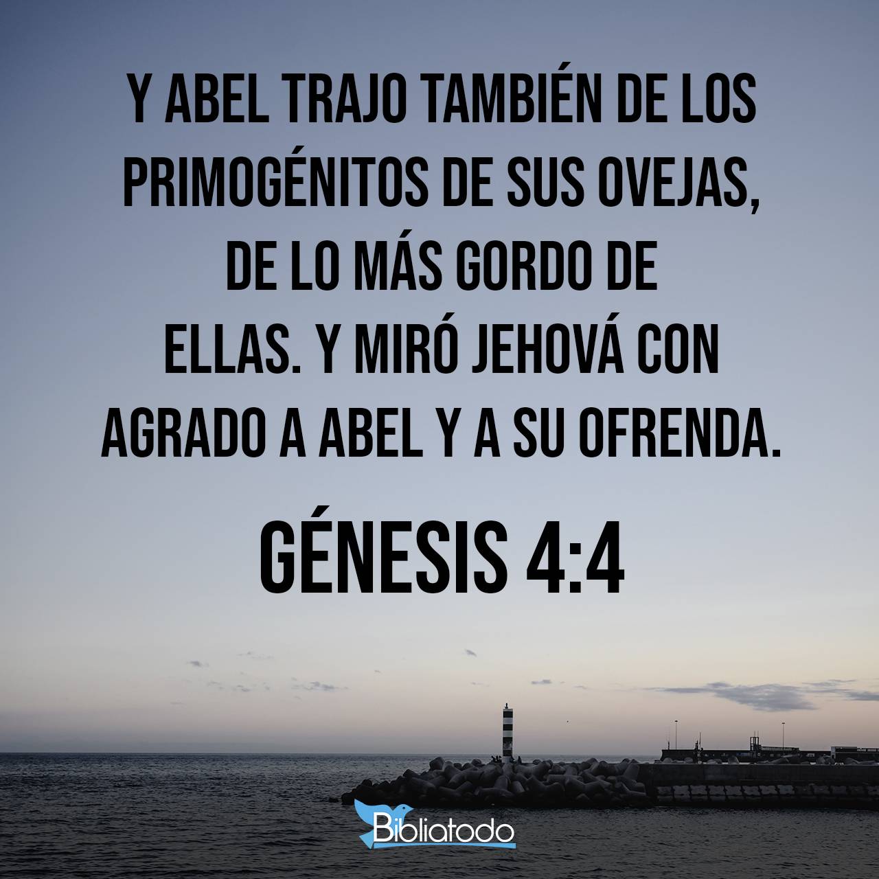 Génesis 4:4 RV1960 - Y Abel trajo también de los primogénitos de sus ...