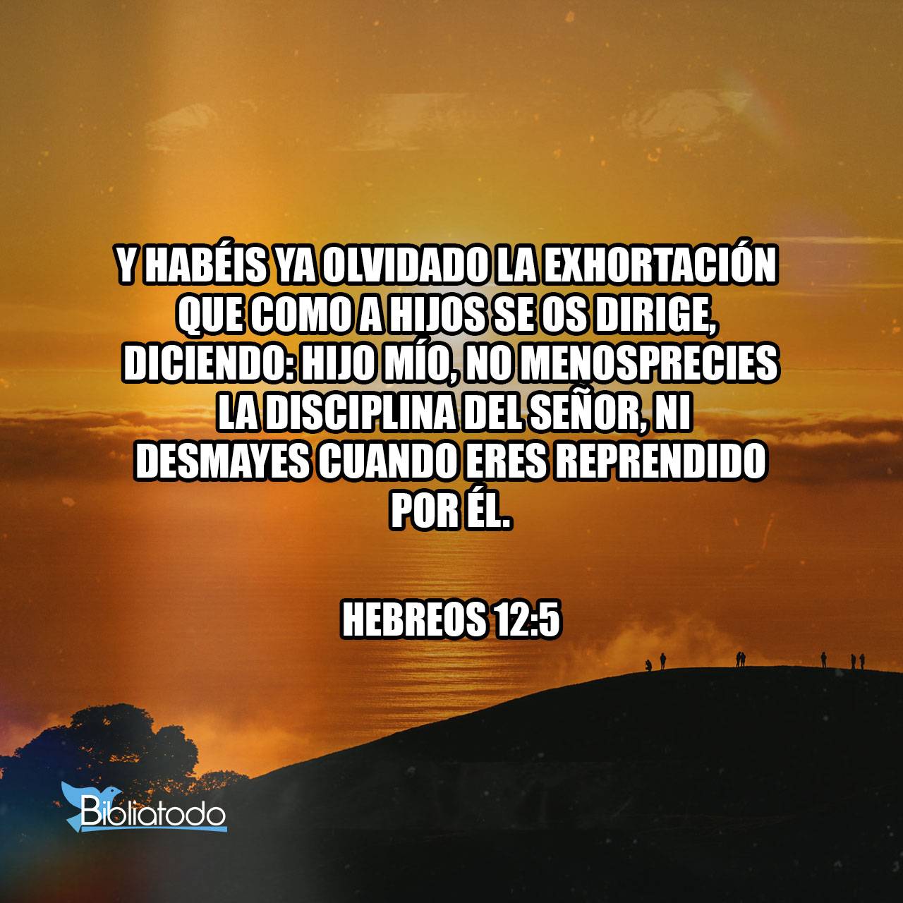 Hebreos 12:5 Referencias Cruzadas de la Biblia | Conexiones Versículo a Versículo - NRV1990