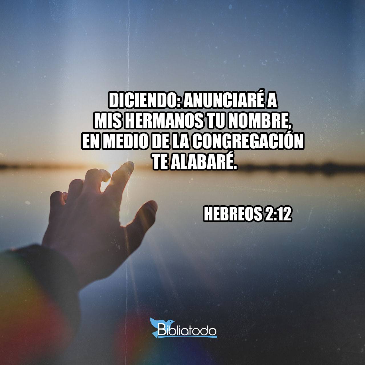 Hebreos 2:12 RV1960 - diciendo: Anunciaré a mis hermanos tu nombre, En ...