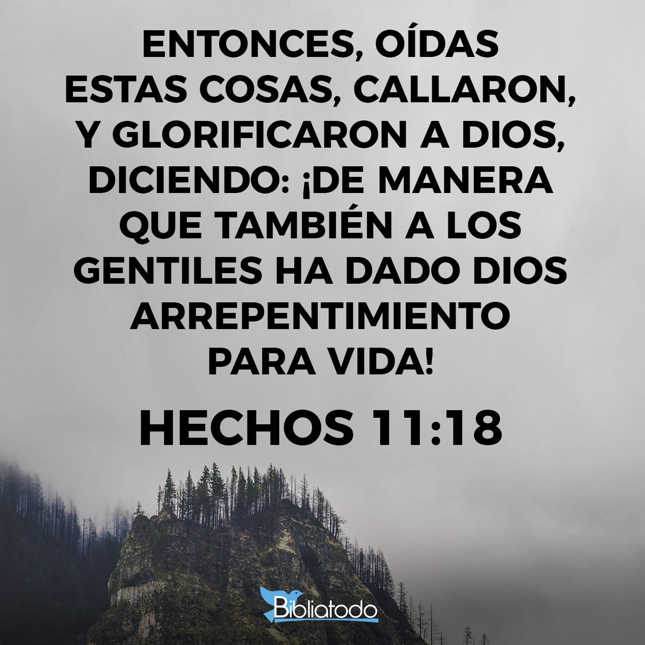 Hechos 11:18 AF - Estas razones calmaron a los oyentes, que alabaron a ...