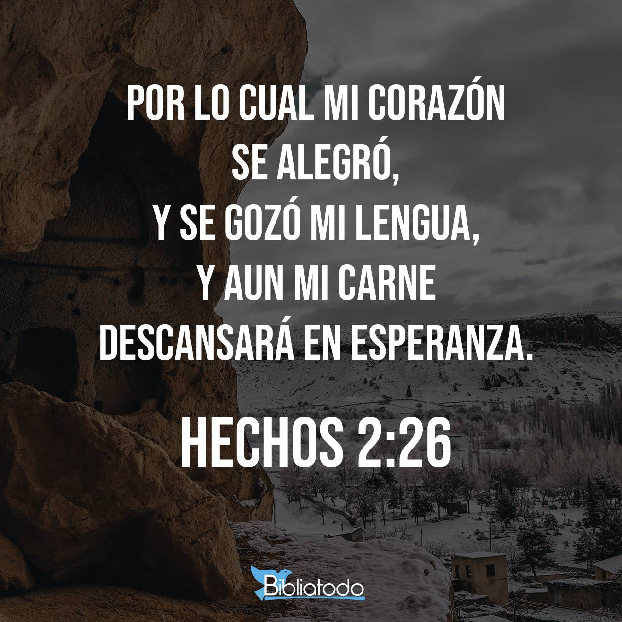 Hechos 2:26 RV1960 - Por lo cual mi corazón se alegró, y se gozó mi ...