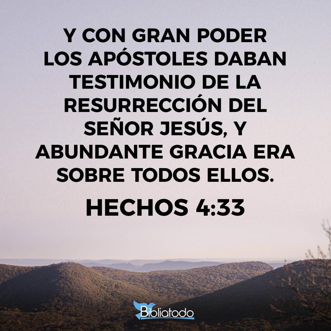 Hechos 4:33 RV1960 - Y con gran poder los apóstoles daban testimonio de ...