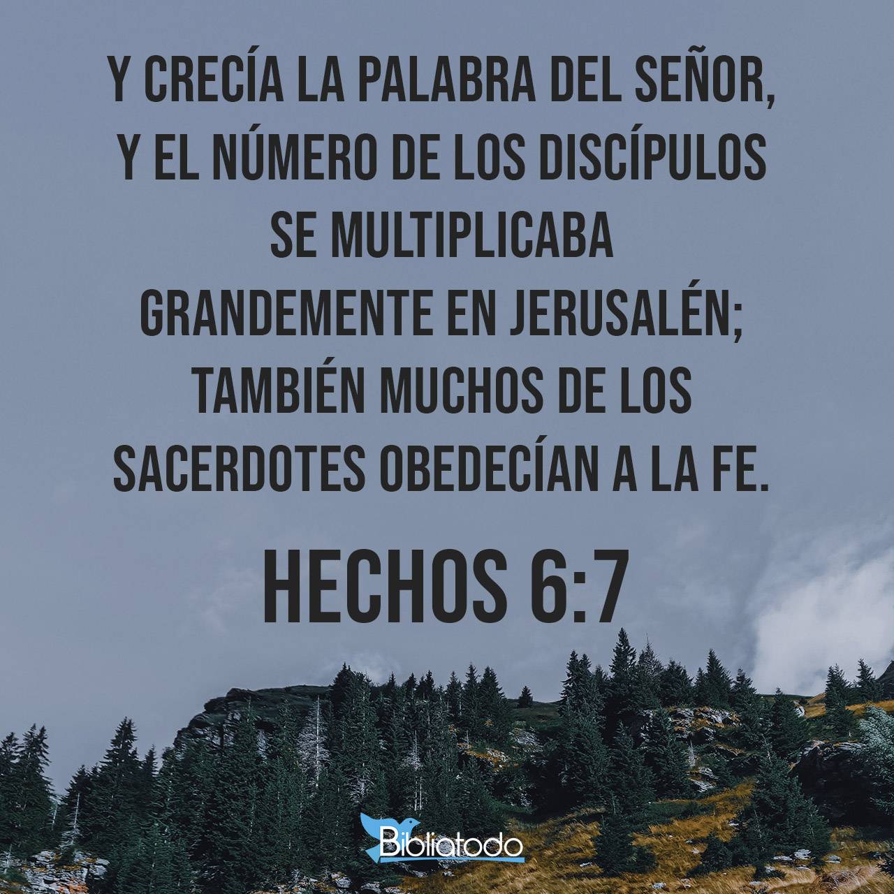 Hechos 6:7 Junemann - Y la palabra de Dios crecía; y multiplicábase el ...