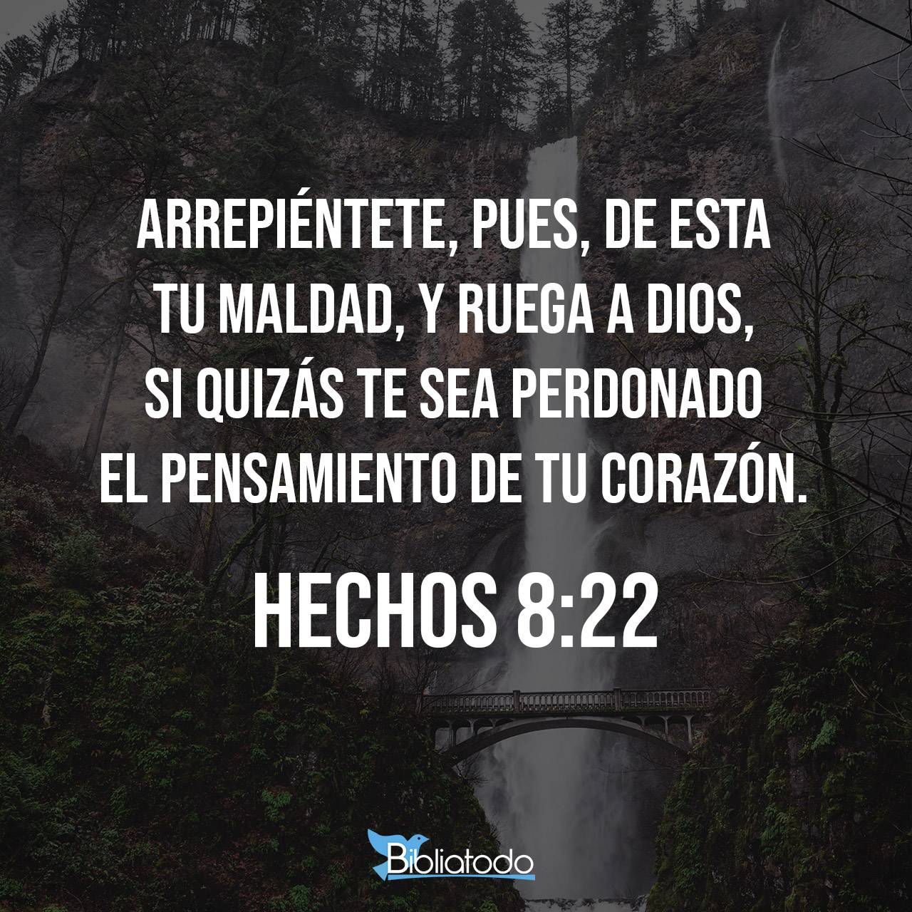 Hechos 8:22 NBV - Arrepiéntete de esta maldad y ora. Quizás Dios te perdone los malos pensamientos,