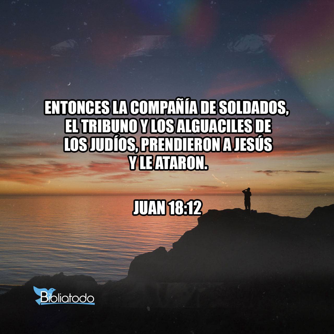 Juan 18:12 RV1960 - Entonces la compañía de soldados, el tribuno y los ...